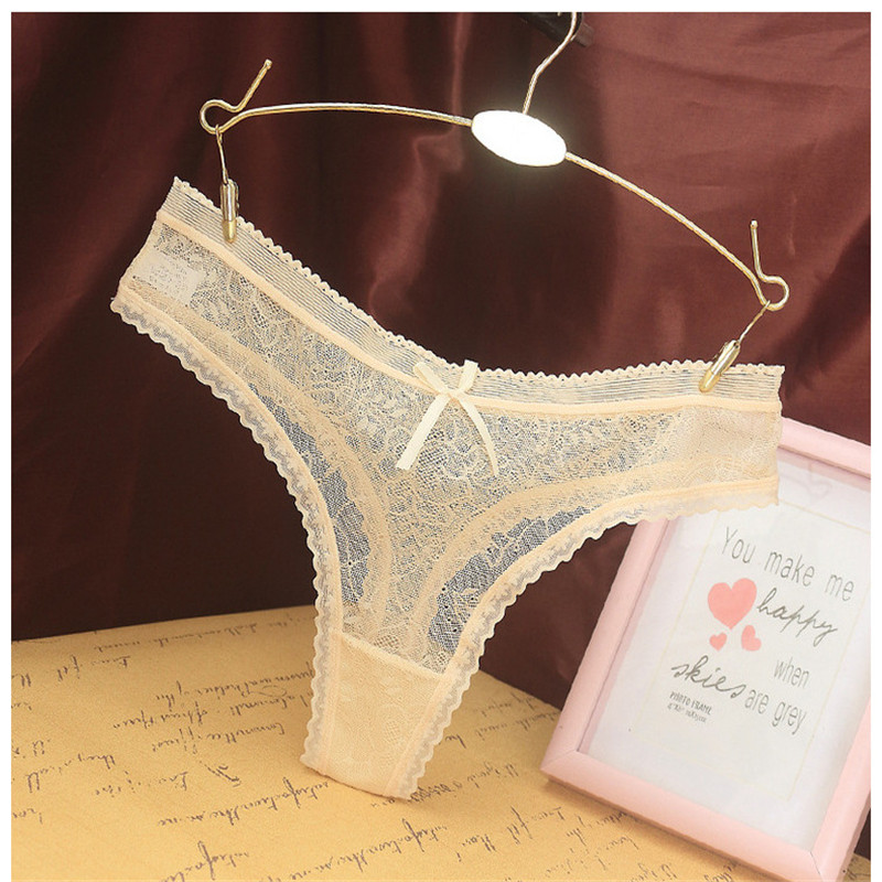Frauen Sexy Spitze Jacquard Tanga Frauen Sexy Spitze Jacquard Tanga